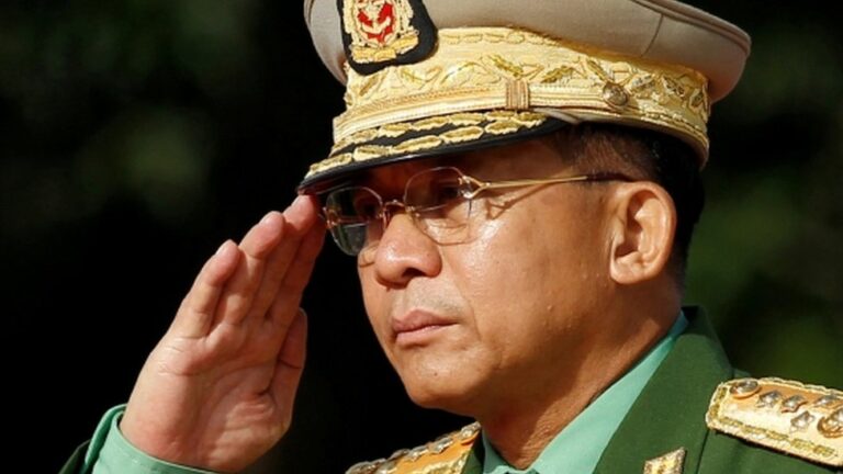 Military dictator General Huling became the Prime Minister of Myanmar ...